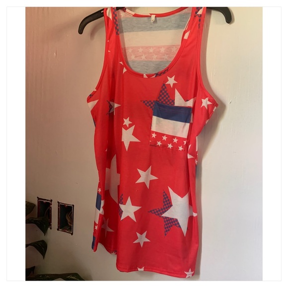 Tops | Stars And Stripes Tank Top | Poshmark